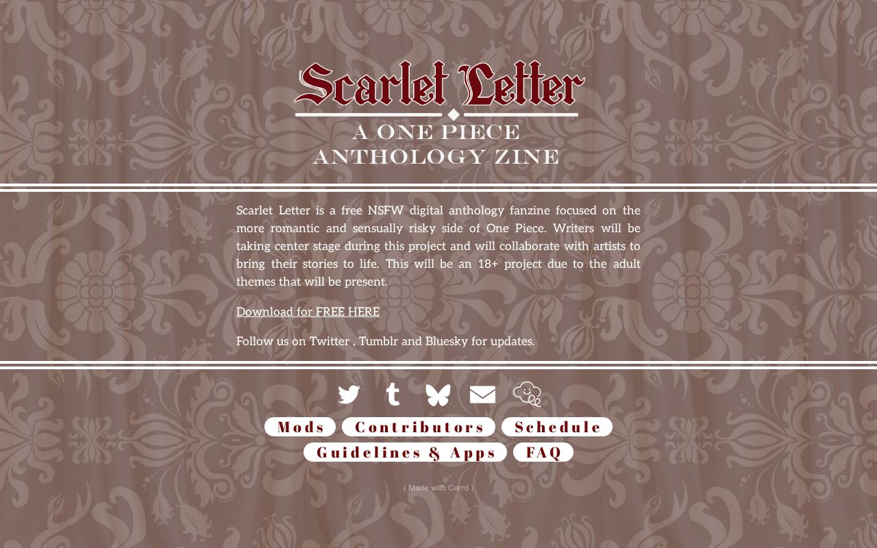 Scarlet Letter Homepage